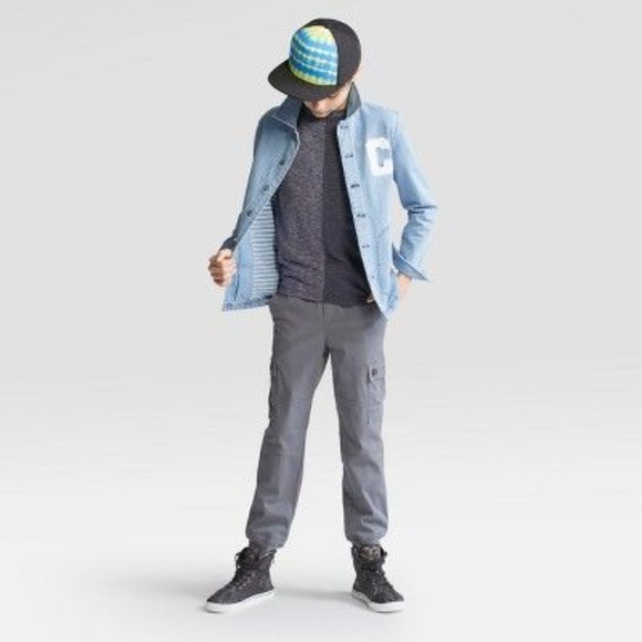 Cat & Jack | Jackets & Coats | New Cat Jack Letterman C Denim Jean ...
